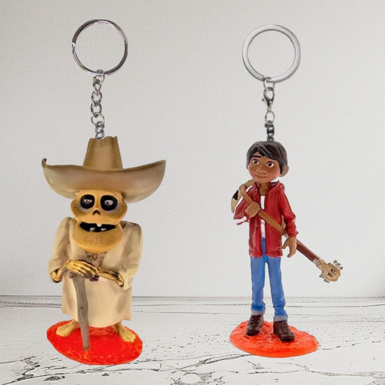 Coco Miguel & Imelda Rivera Grandmother Key Ring Keychain Ornament Pvc ...