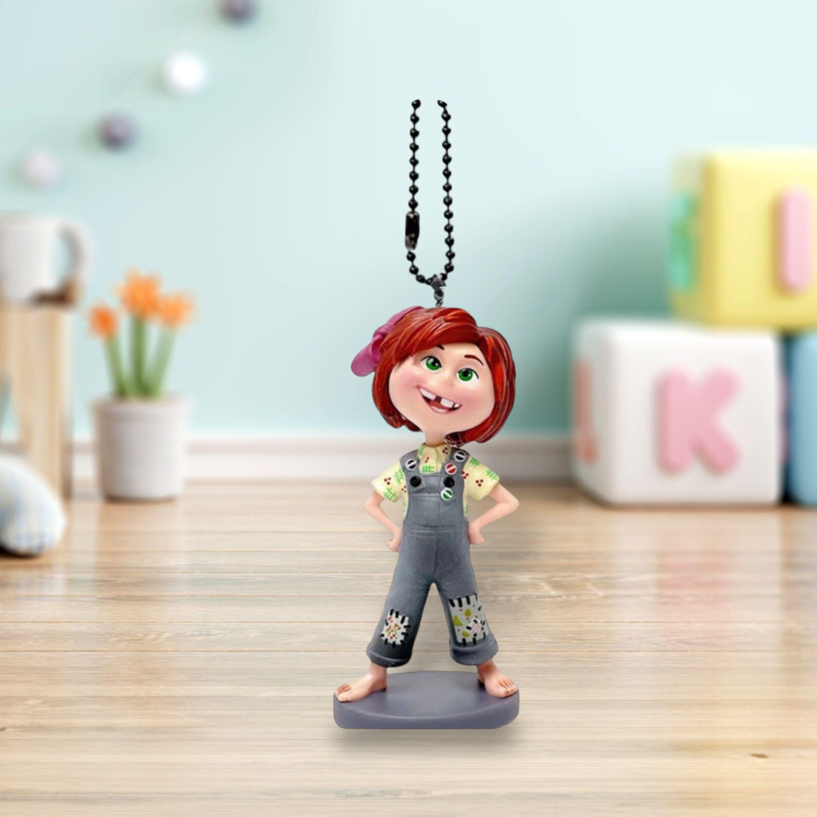 Young Girl Ellie Carls Wife PVC Keychain Dangler Ornament 3 Figure ...