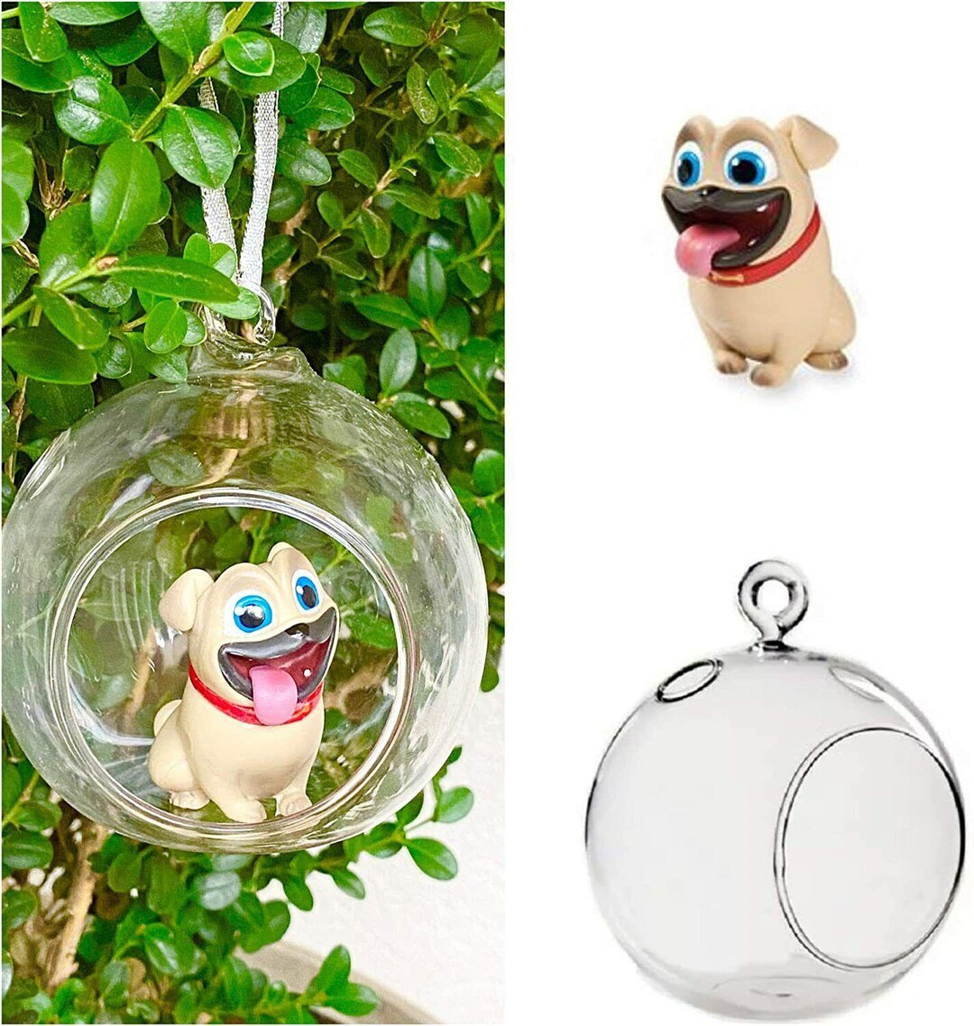 Stuffy Blue Dragon PVC Figure in Globe Ornament Disney Doc Mcstuffins ...
