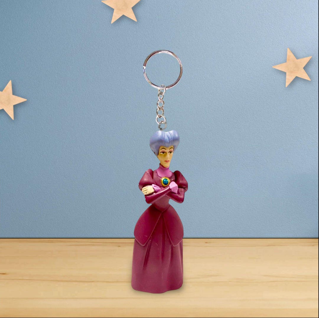 Lady Tremaine Stepmother Key Ring Keychain Ornament Cinderella Figure ...