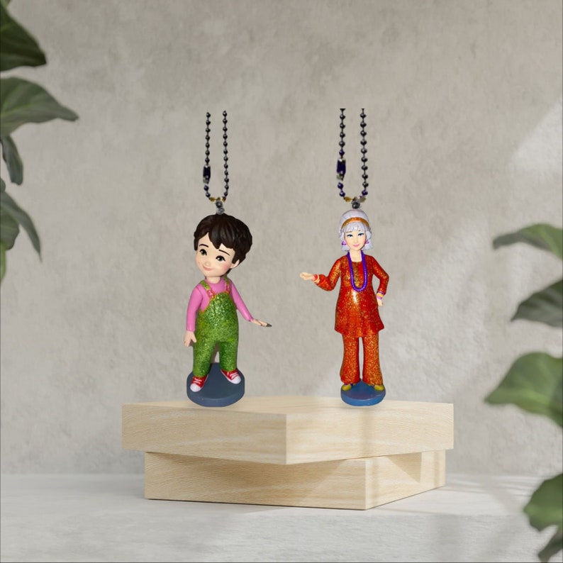 Mrs Devine & Jojo Jo Clancy Pvc Figure Keychain Dangler Ornament Fancy ...