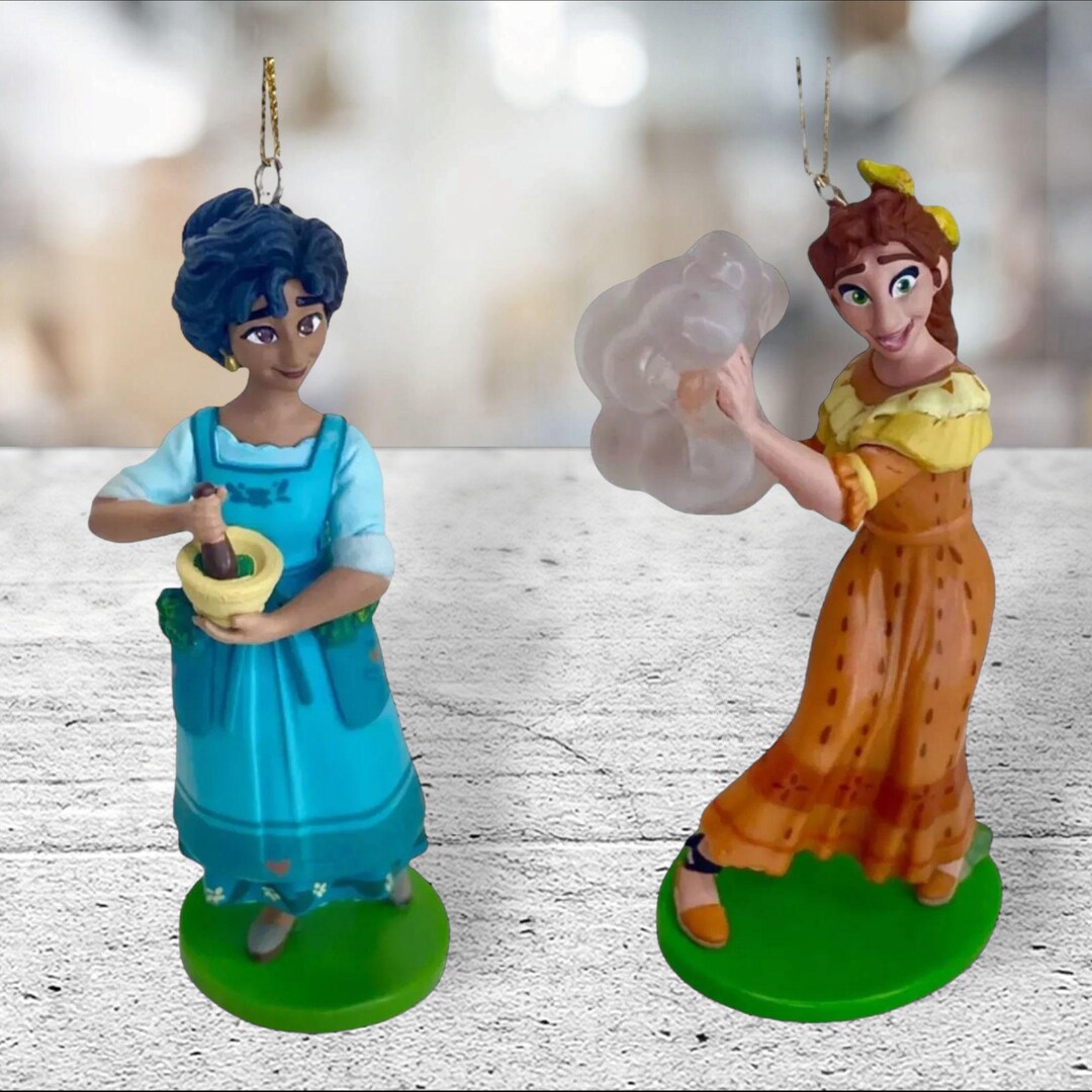 Encanto Pepa Madrigal & Julieta Mom Ornament Set Figure Figurine 4 Charm Pvc Custom - Etsy