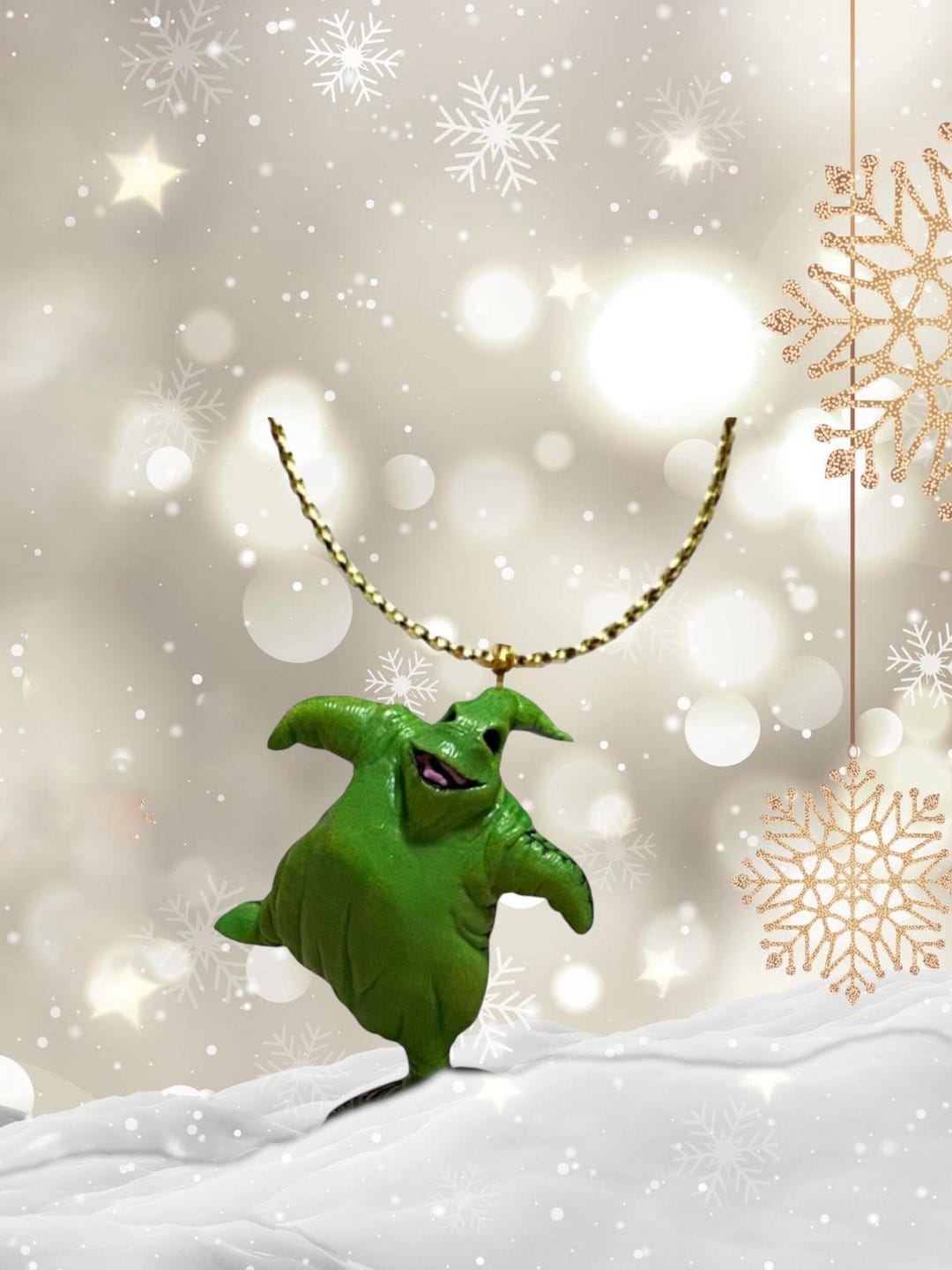 Nightmare Before Christmas Oogie Boogie Ornament 3 Pvc Figure Disney ...