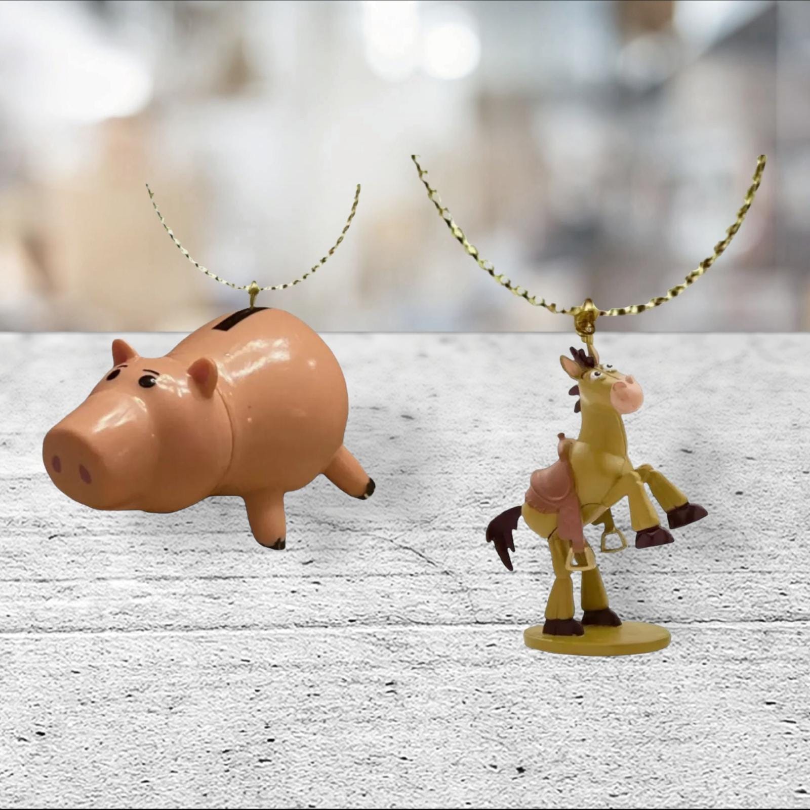 Toy Story Hamm Pig & Bullseye Horse Pvc FIGURE ORNAMENT Figurine NEW ...