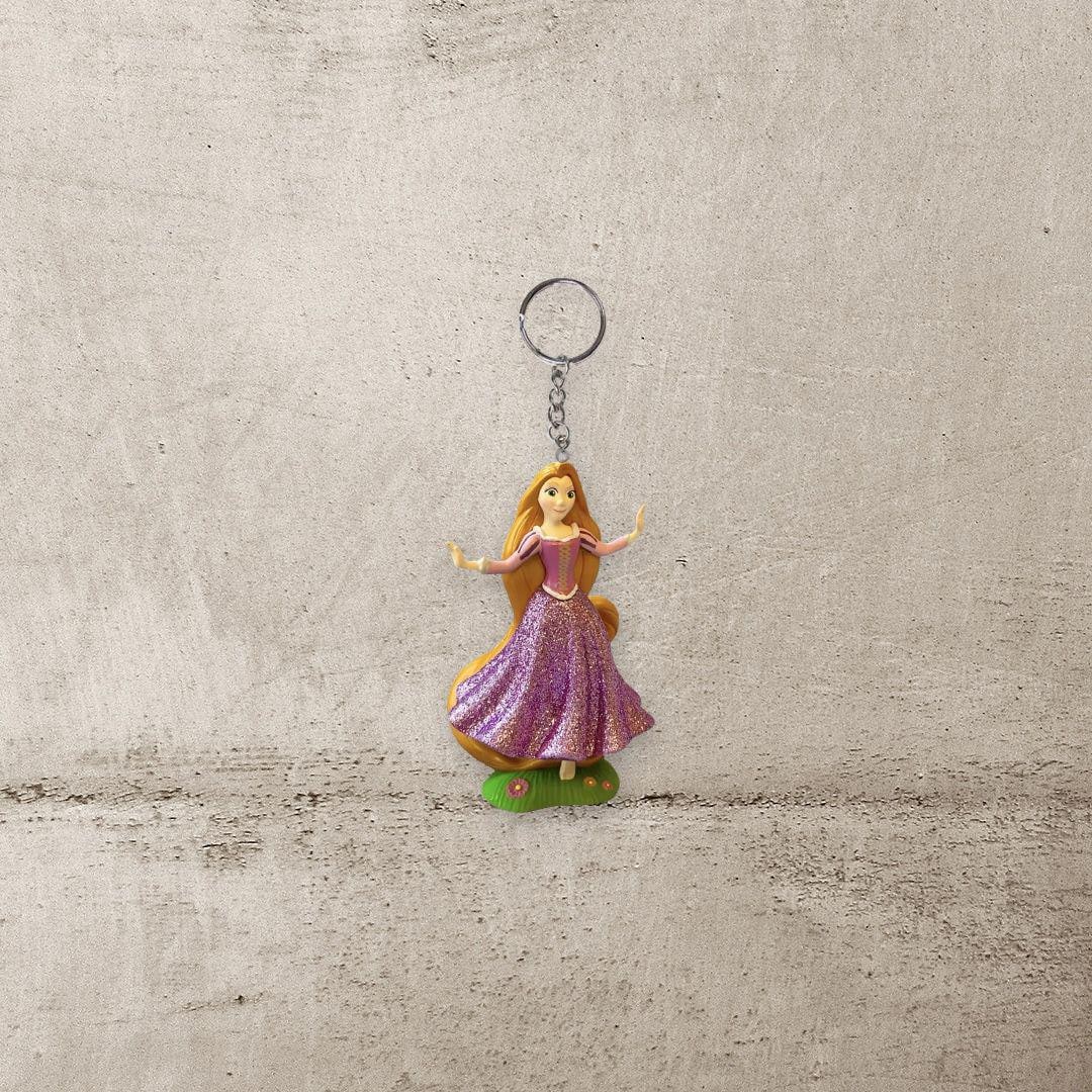 Princess Rapunzel Tangled Dancing Key Ring Keychain PVC Figure Figurine ...