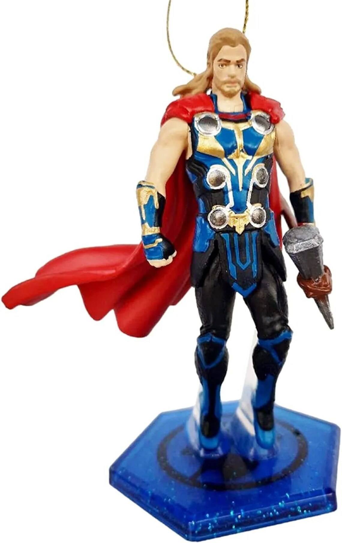 Thor in Cape Superhero Love & Thunder Ornament Figurine Figure Charm 4 ...