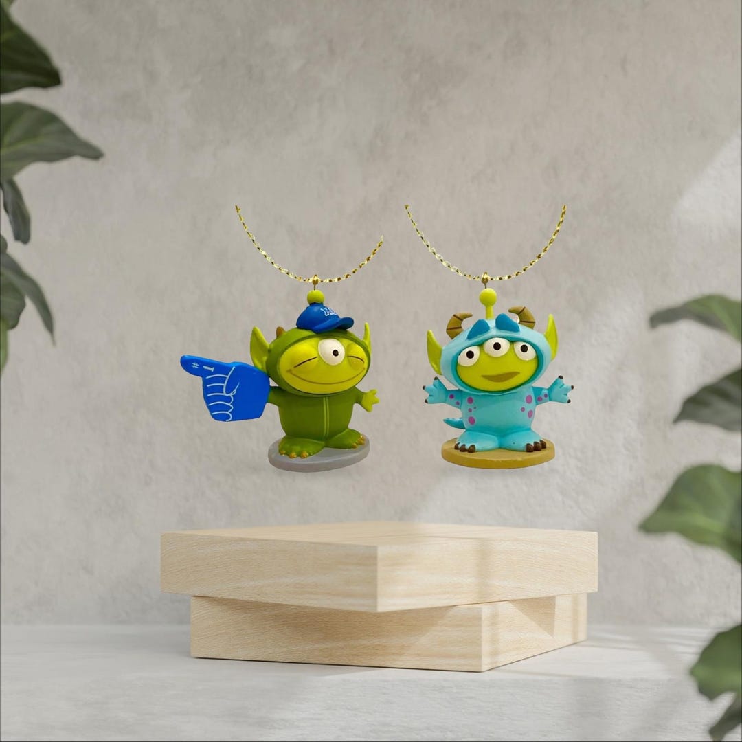 Toy Story Alien Remix Mike & Sulley Sully PVC Ornament Figure Figurine ...