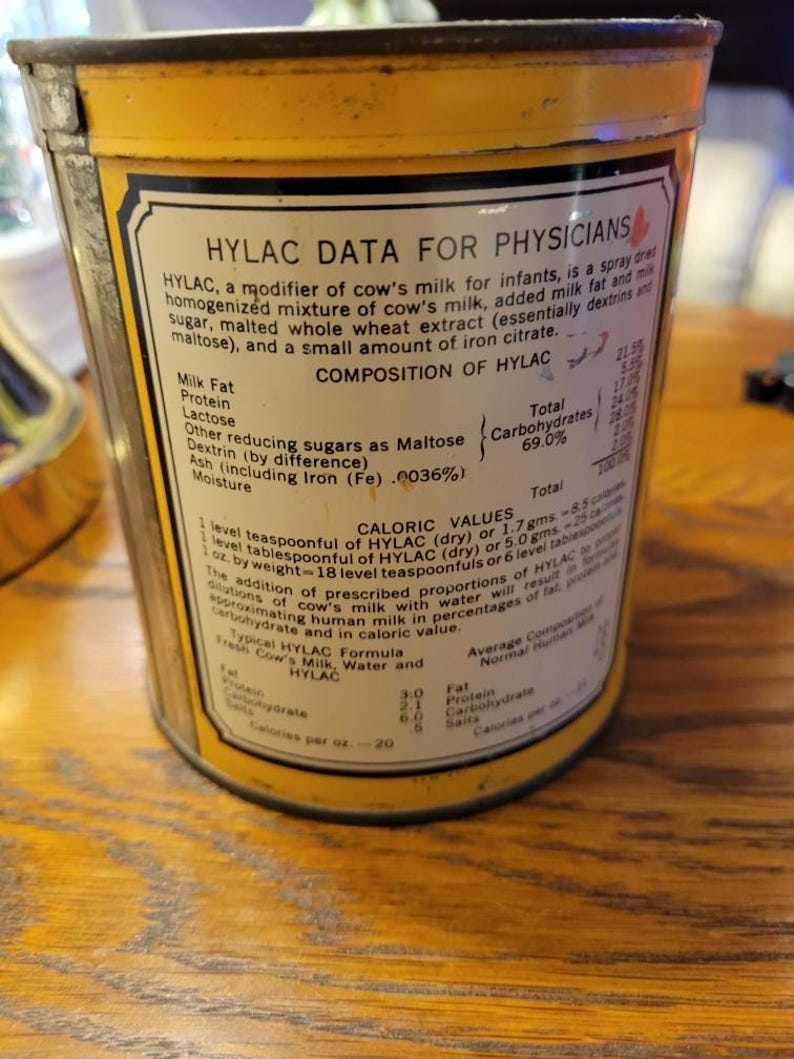 Rare Vintage 14oz Hylac Nestlé Can – Unopened Collectible With Natural ...