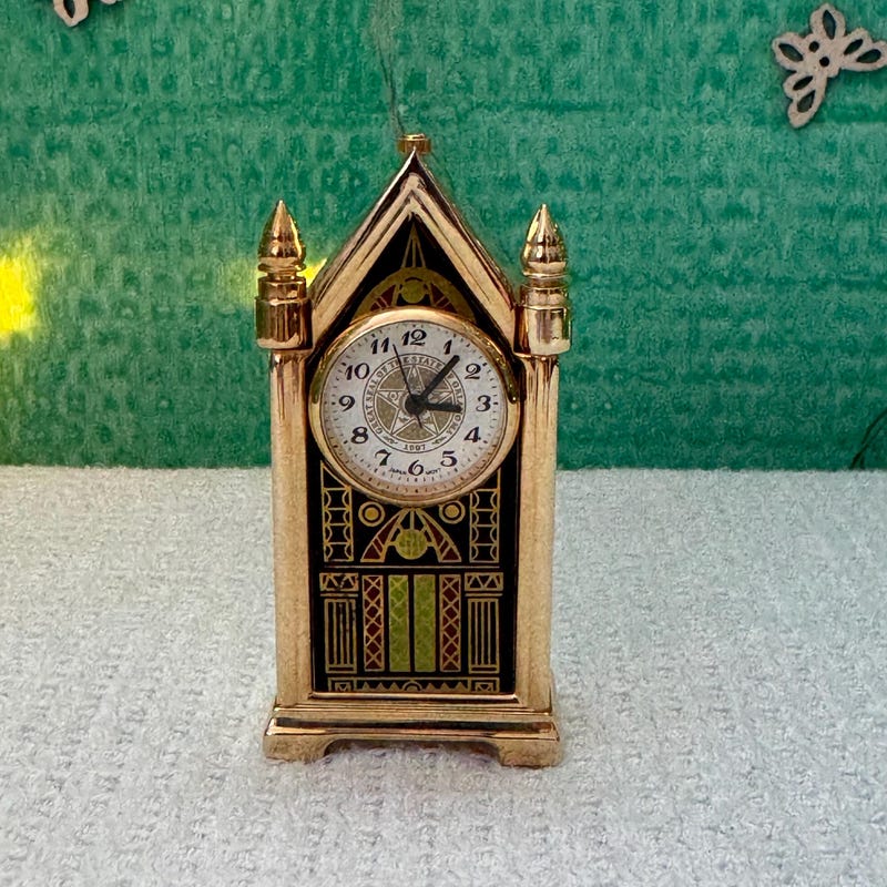 Vintage Desk Clock - Etsy