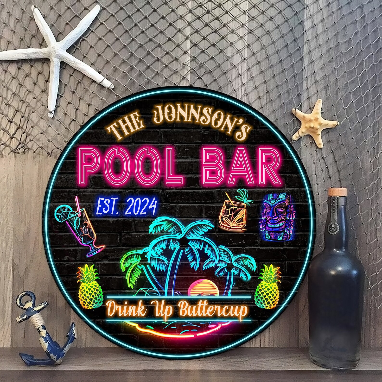 Personalized Pool Sign, Swimming Pool Decor, Backyard Sign, Backyard ...