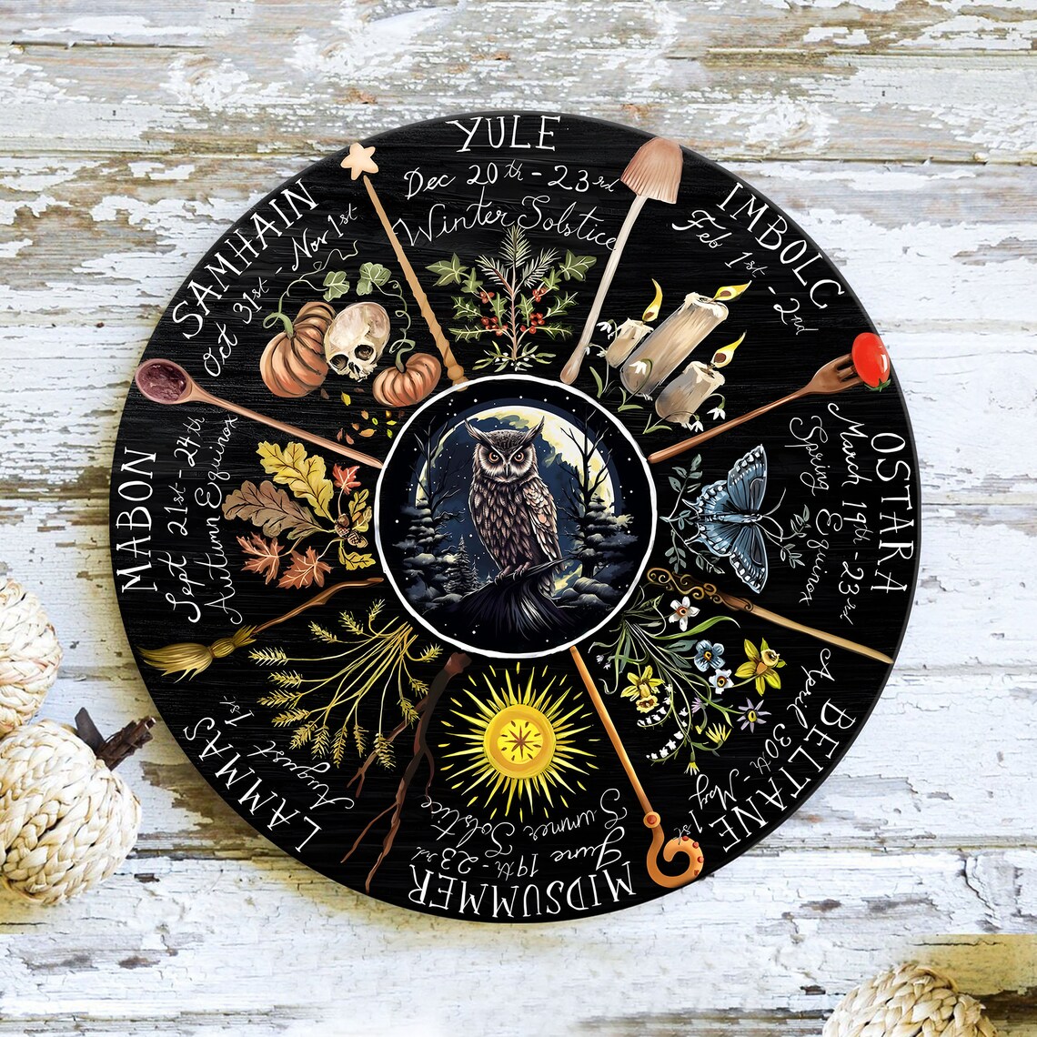 Wheel of the Year, Pagan Calendar, Witchcraft, Wicca, Witch, Grimoire ...
