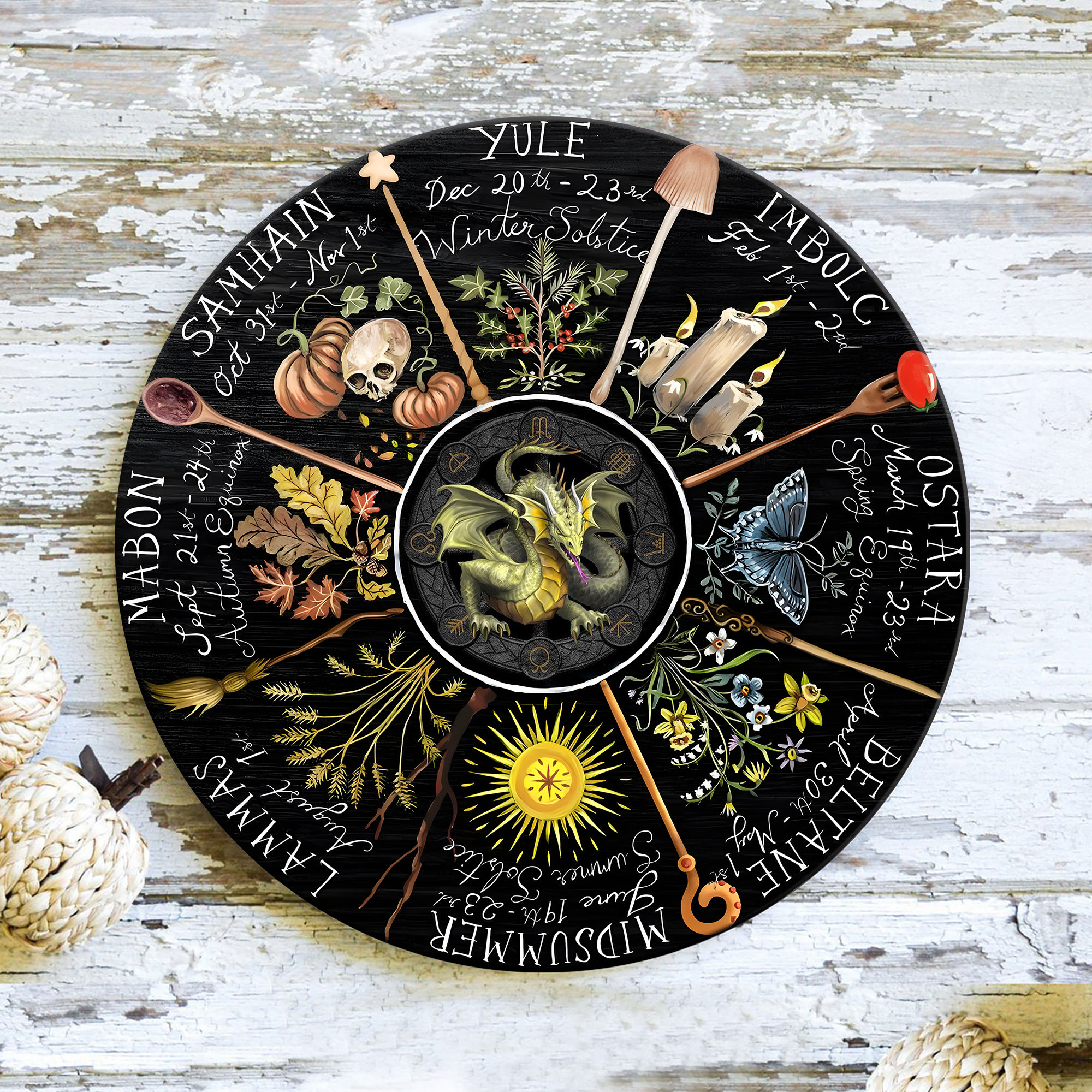 Wheel of the Year, Pagan Calendar, Witchcraft, Wicca, Witch, Grimoire ...