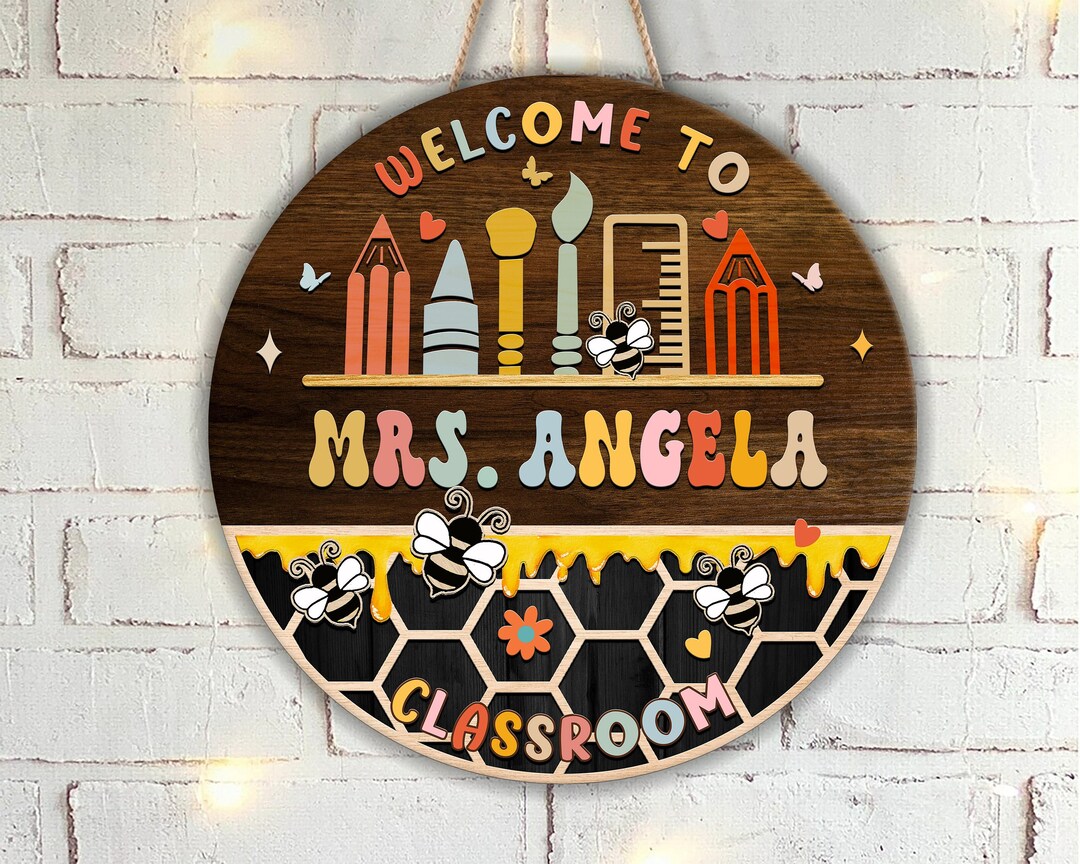 Personalized Welcome Sign, School Counselor Office Sign, Child ...