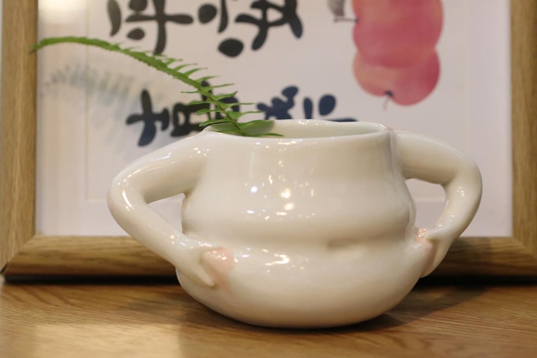Fat Belly Mug: Unique Ceramic Coffee Cup, Novelty Gift - Etsy