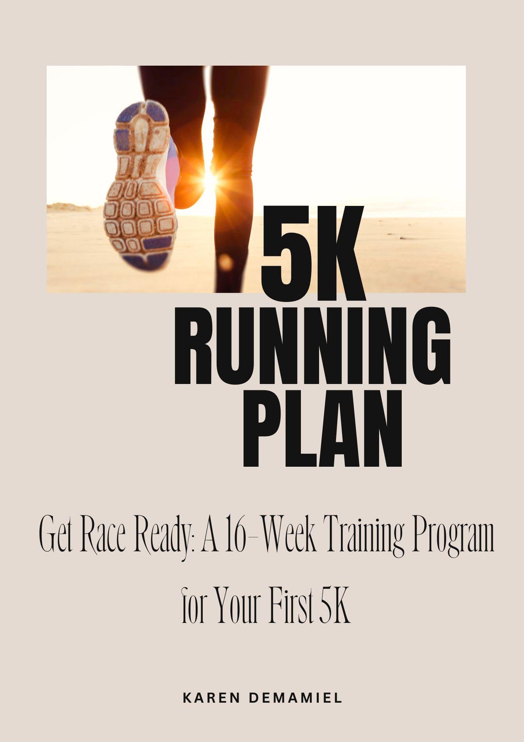5K Running Plan - Etsy