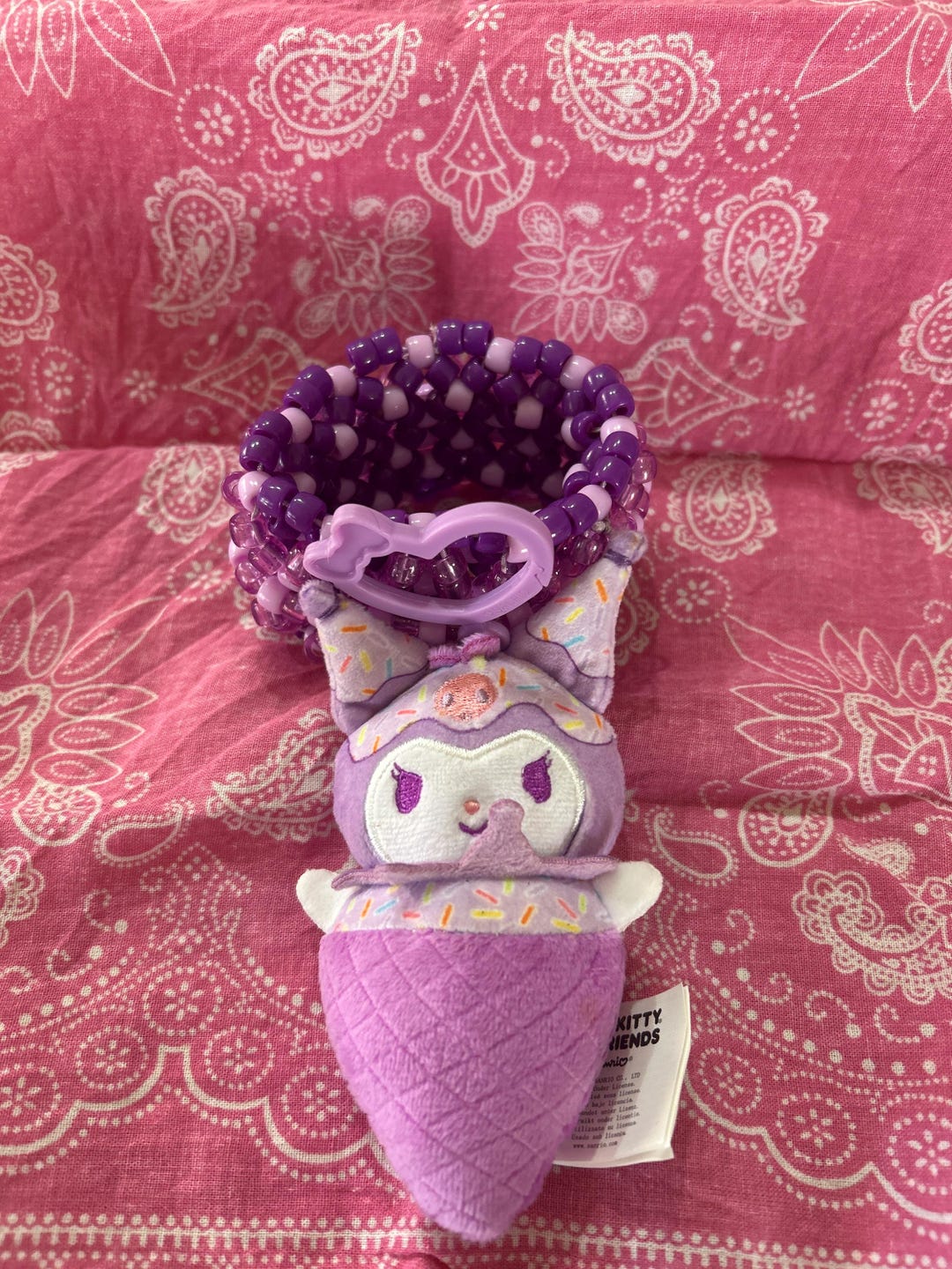 Sanrio Kuromi Kandi Cuff - Etsy