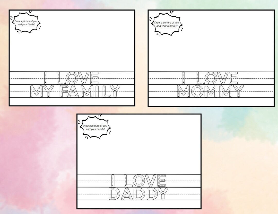 Learn to Write, Writing Template for Kids, Children's Gift for Parents ...
