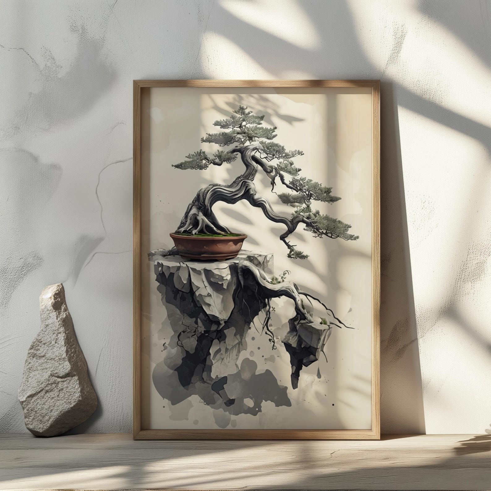Bonsai Tree Art – Download Printable, Home Decor, Wall Art, Digital Art ...