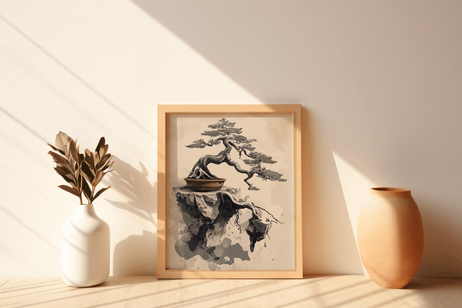 Bonsai Tree Art – Download Printable, Home Decor, Wall Art, Digital Art ...