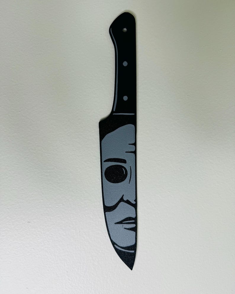 Michael Myers Butcher Knife Wall Art Halloween Decor Horror Knives ...