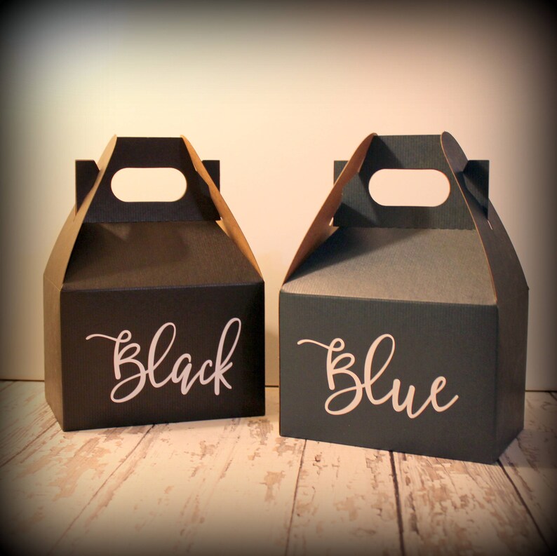 Gable Box Sample size and colors Great gift box for | Etsy