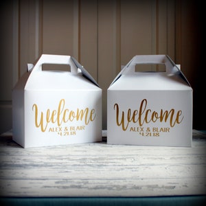 Hotel Welcome Gable Box for Your Hotel Guests, Destination Weddings, Bachelorette Parties, Girls ...