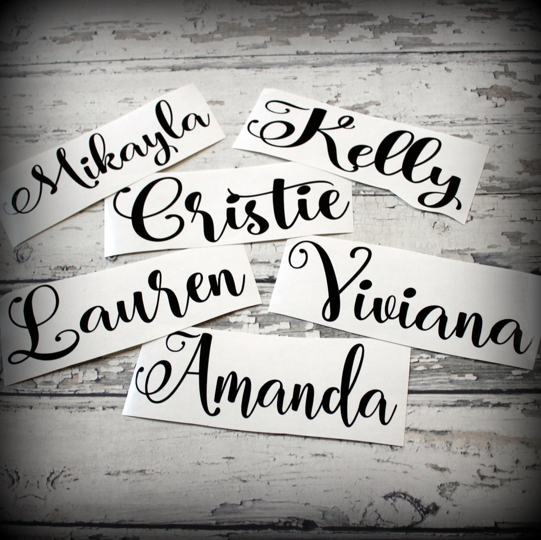 Skinny Tumbler Decal - Decals for Tall Skinny Tumblers for Bridesmaid ...