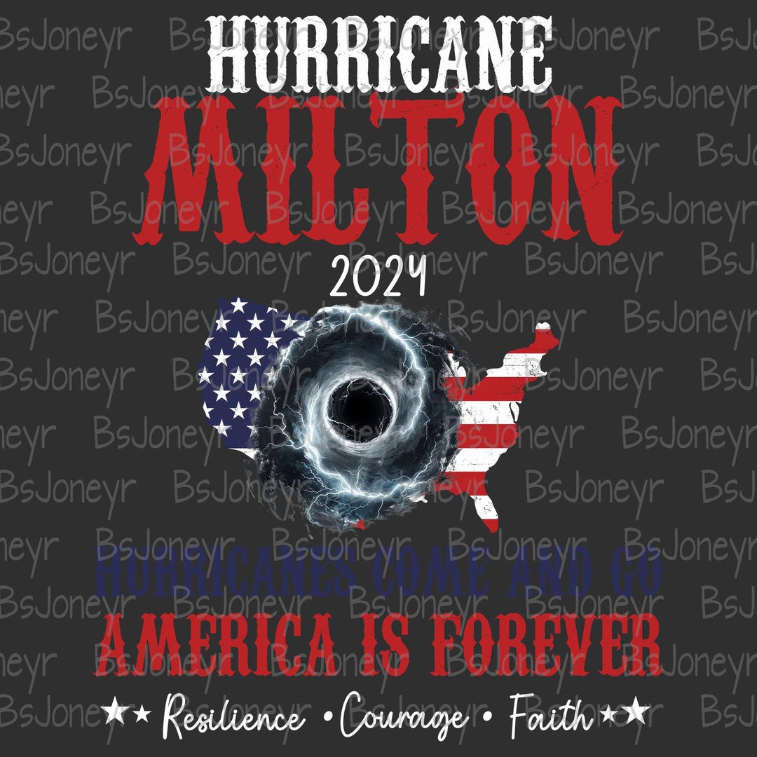 I Survived Hurricane Milton 2024 PNG, Fight With Florida Tropical Storm ...