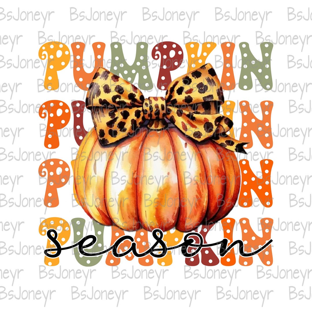 Pumpkin Season Coquette Bow Png, Leopard Coquette Png, Pumpkin PNG ...