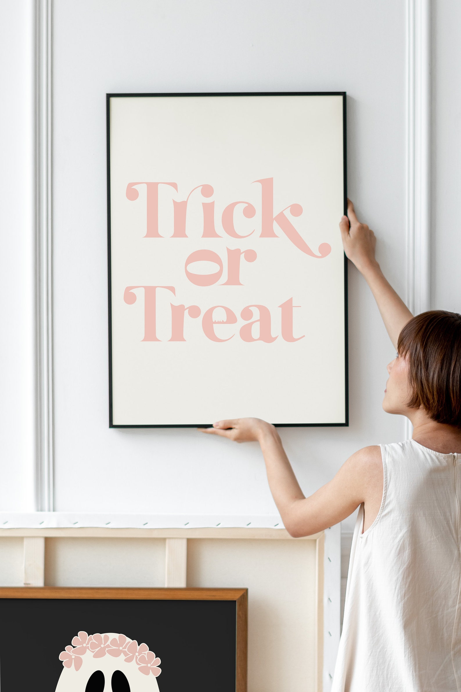 Pink Halloween Decor Cute Halloween Pastel Halloween Print Bundles ...