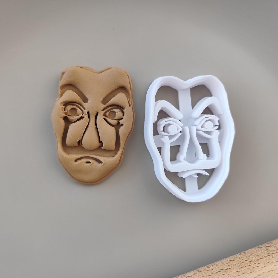 Money Heist Salvador Dali Mask Cookie Cutter: TV Show Fan Gift - Etsy