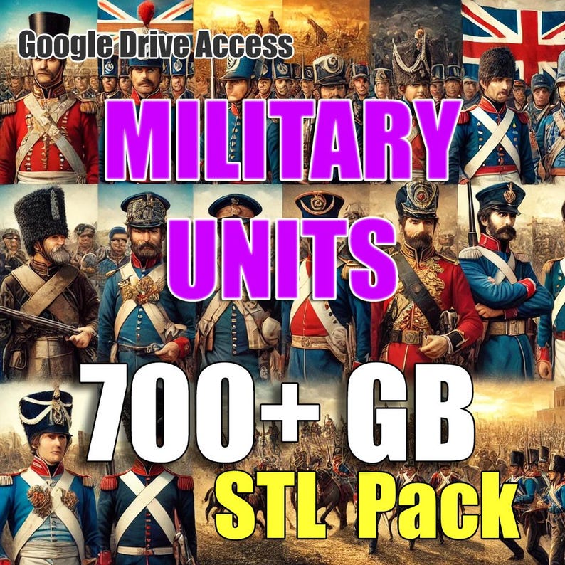 Military units troops stl pack military units stl files stl pack files ...