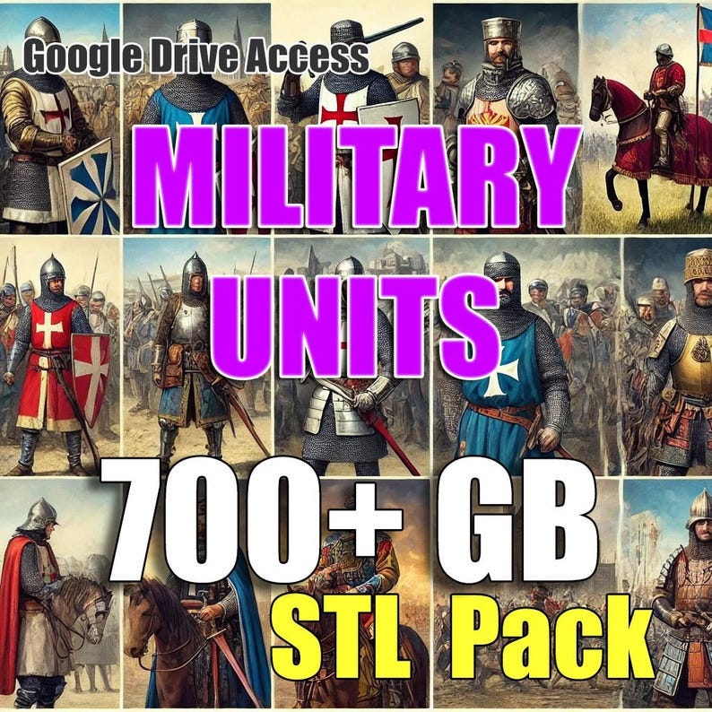 Military units troops stl pack military units stl files stl pack files ...