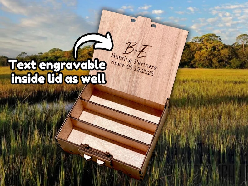 Personalized Duck Hunting Game Call Box | Engraved Hunter Ammo Storage ...