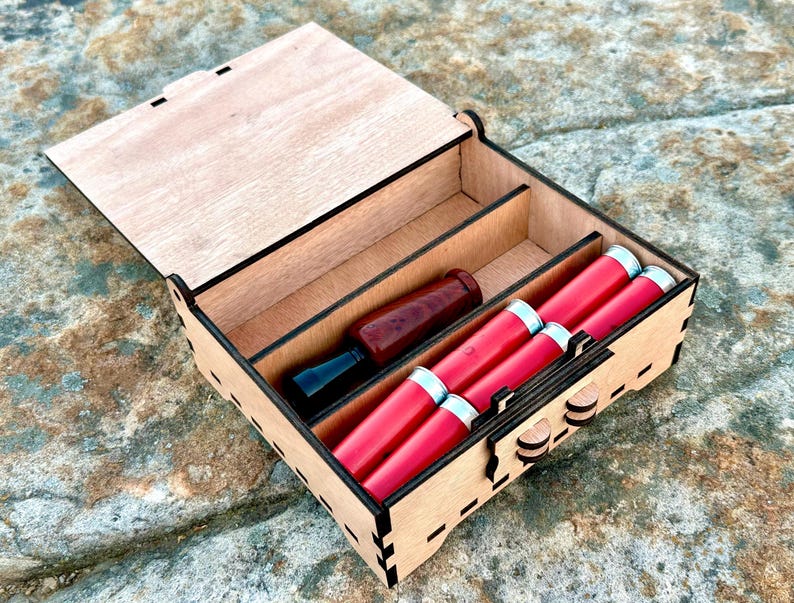 Personalized Duck Hunting Game Call Box | Engraved Hunter Ammo Storage ...