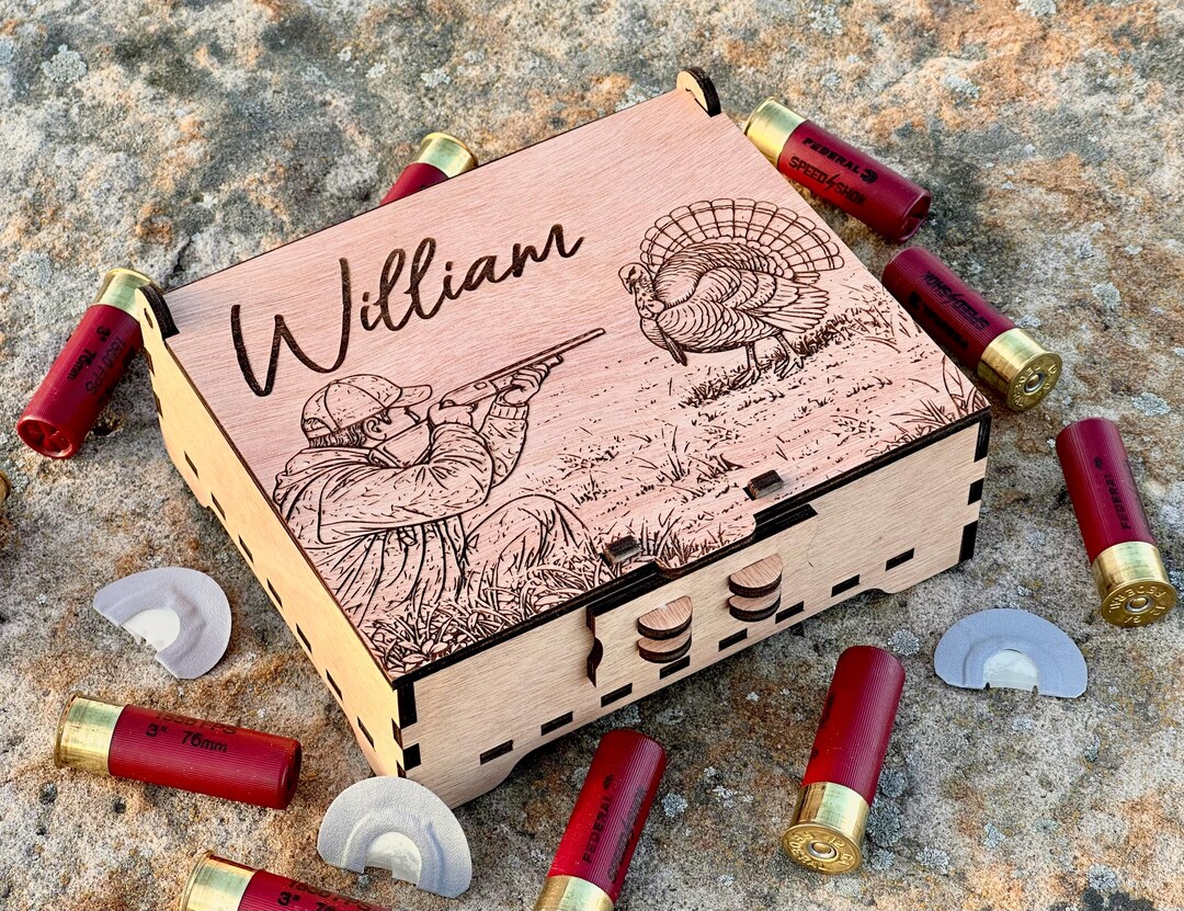 Turkey Hunting Game Call & Ammo Storage Box - Etsy