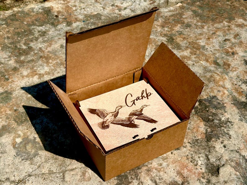 Personalized Duck Hunting Game Call Box | Engraved Hunter Ammo Storage ...
