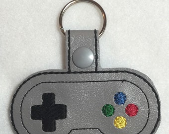 Game Addict Key Fob Gamer Keychain Video Game Key Fob Gamer Gift Gifts ...