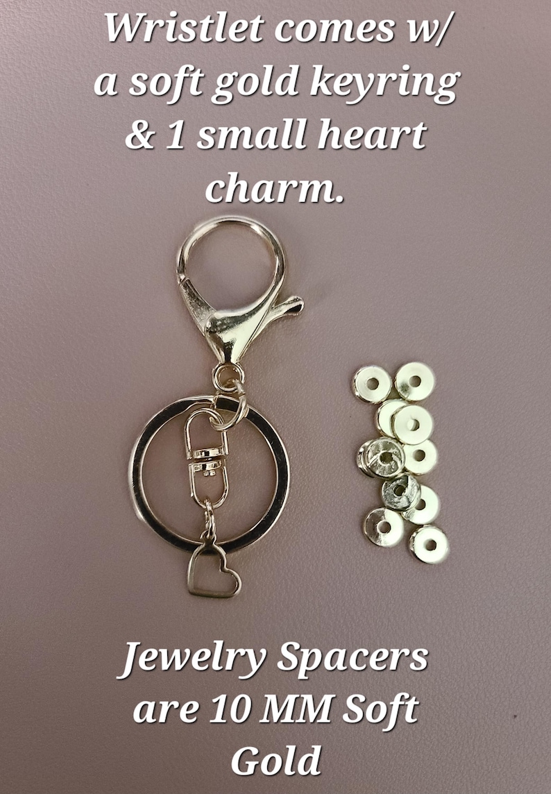 Pink Cow Sweetness Silicone Bead Wristlet Keychain With Tassel | Non ...