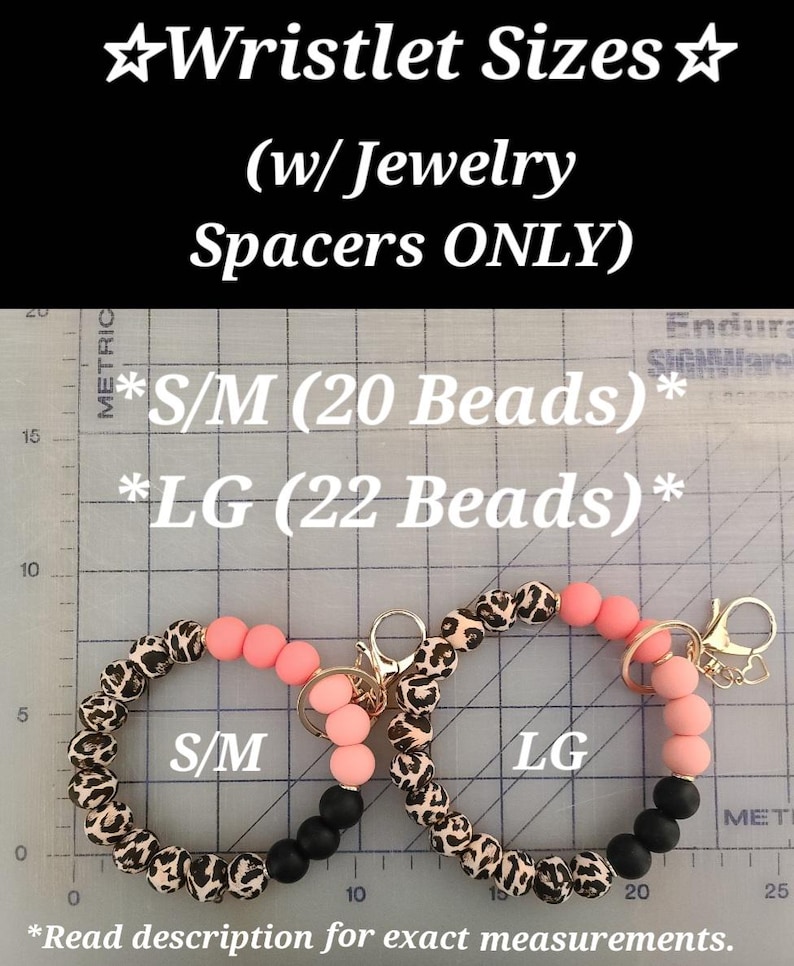 Pink Cow Sweetness Silicone Bead Wristlet Keychain With Tassel | Non ...