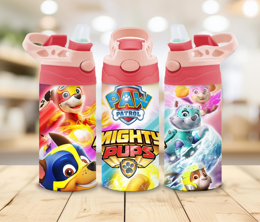 Paw Patrol Mighty Pups 12oz Insulated Flip Top Sippy Cup ; Child or ...