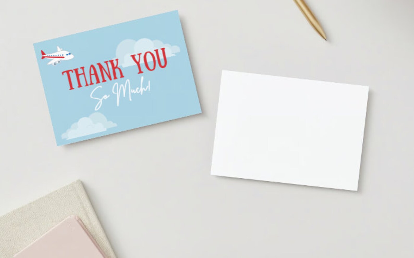 Two Fly Birthday Thank You Card Template, 2nd Birthday Party Thank You ...