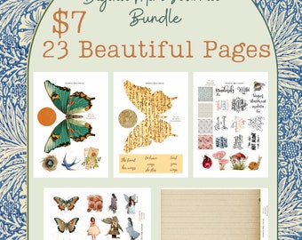 Retro Kitchen Mini Journal Digital Bundle - Etsy