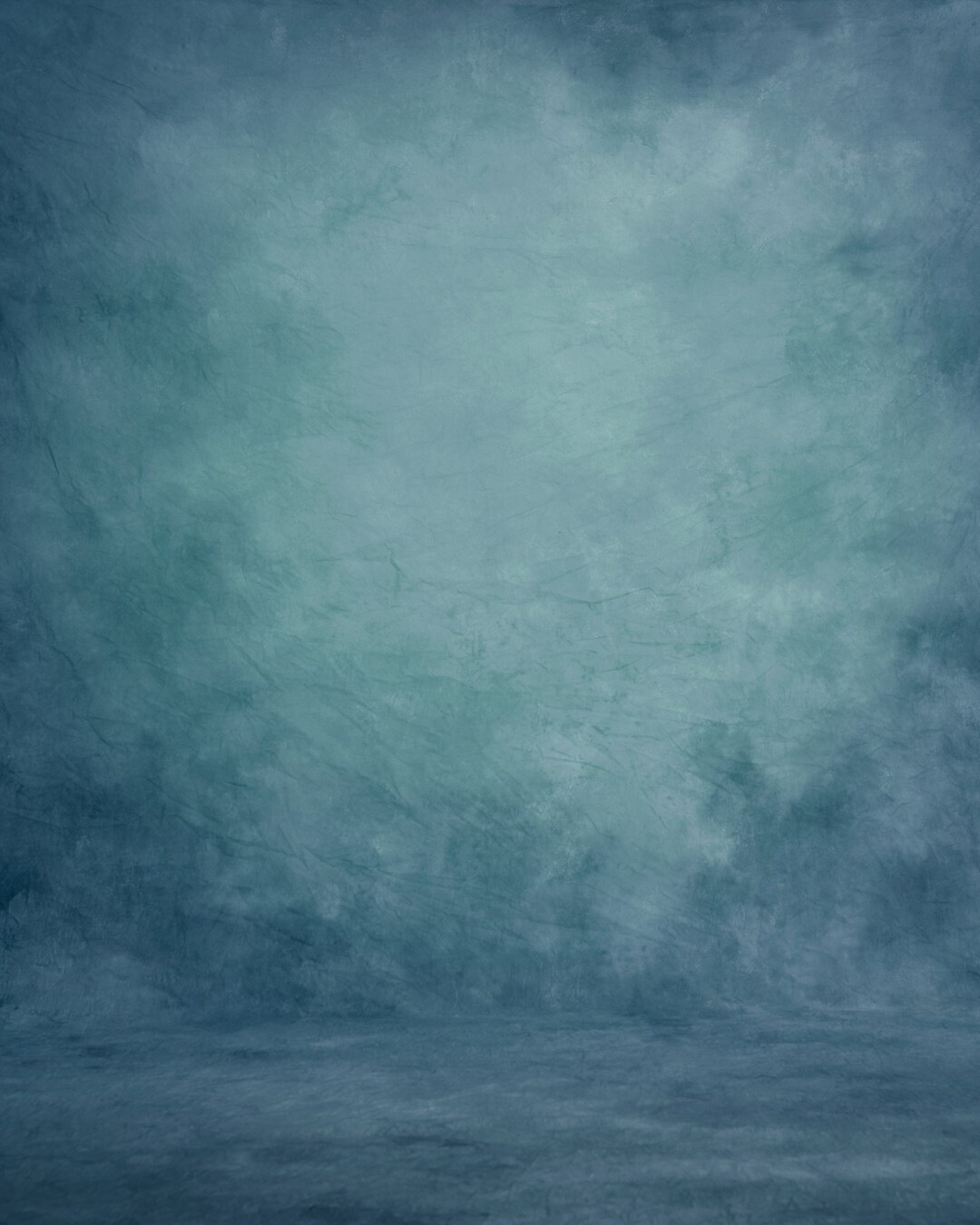Blue Painted Canvas Photography Backdrop: Photoshop Texture Overlay ...