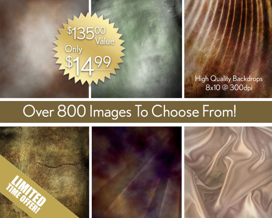 Over 800 Photography Digital Backdrops | Including Smoke, Confetti ...