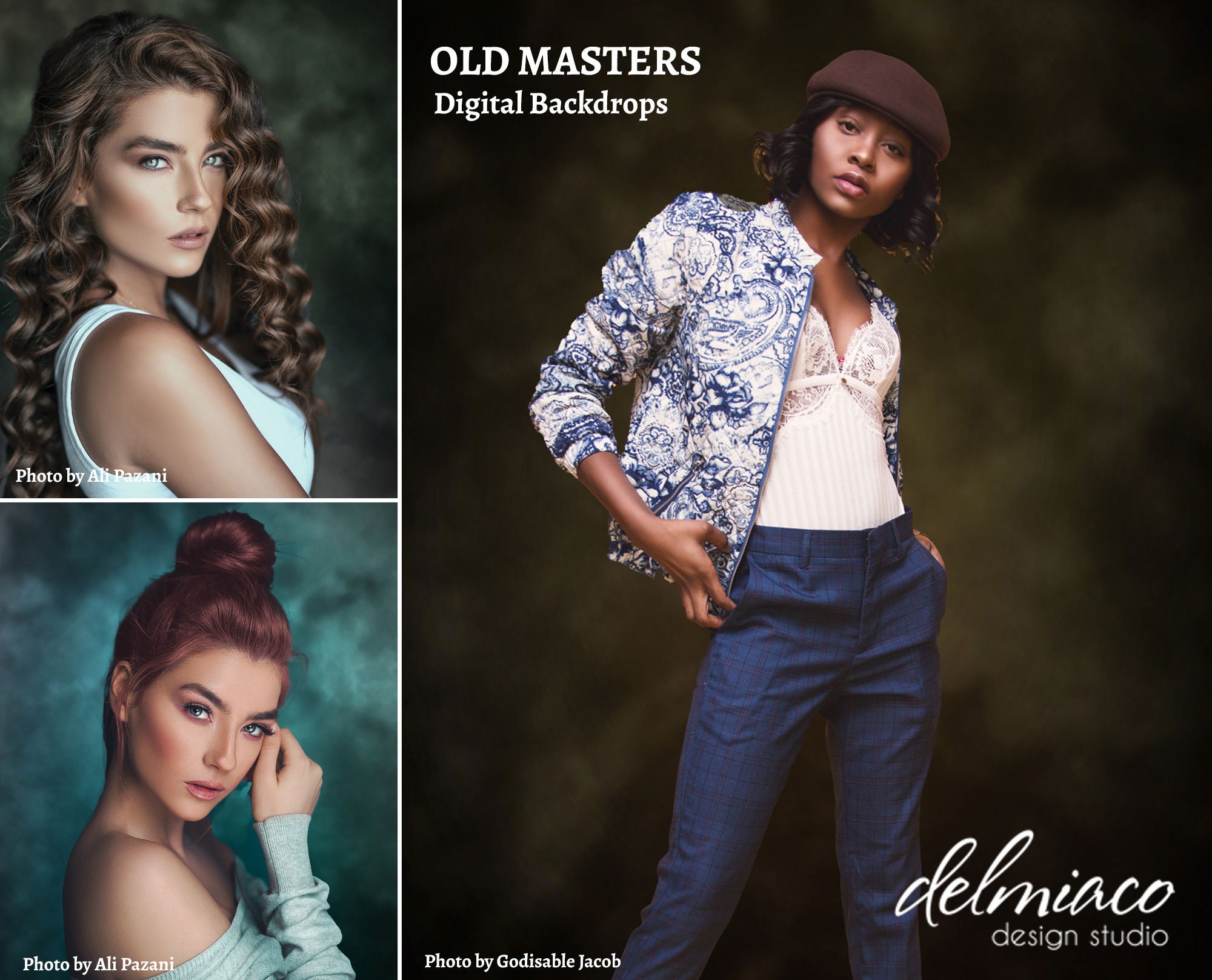 Old Master Photography Digital Backdrop: Muslin Style (digital Download ...