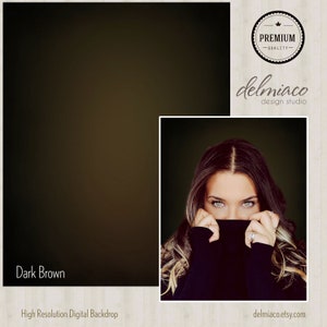 Dark Brown Photography Digital Backdrop - Etsy
