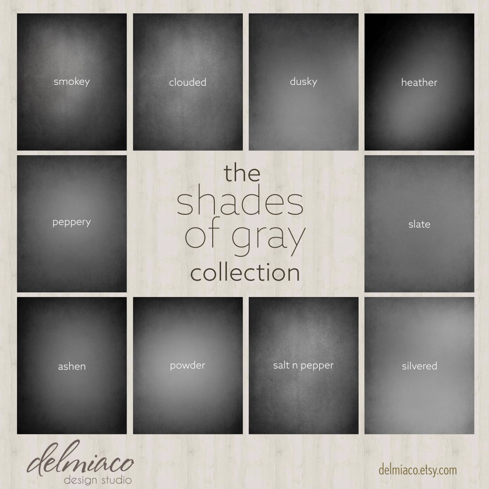 Shades of Gray Collection Photography Digital Backdrop A - Etsy