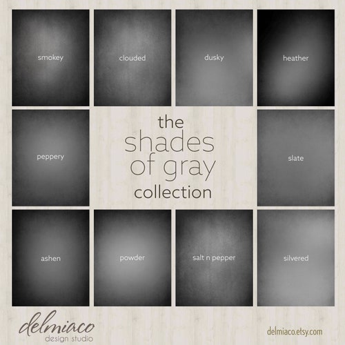 Shades of Gray Collection Photography Digital Backdrop A - Etsy