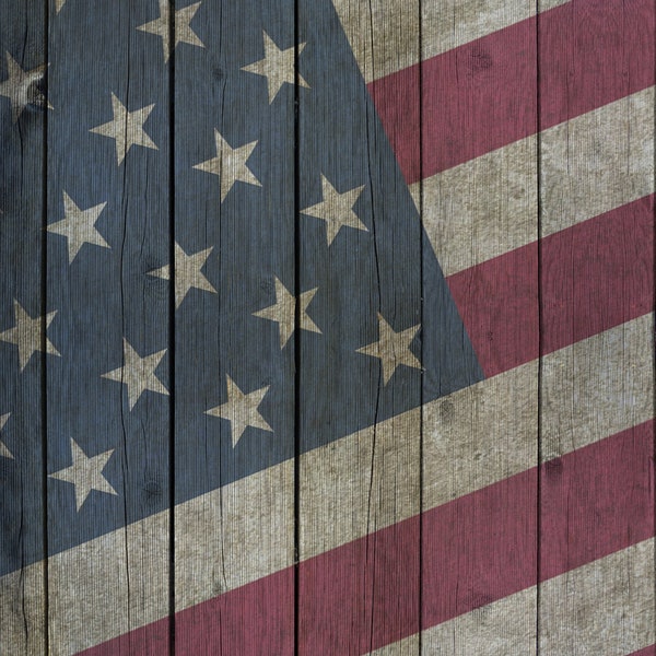 Rustic American Flag - Etsy